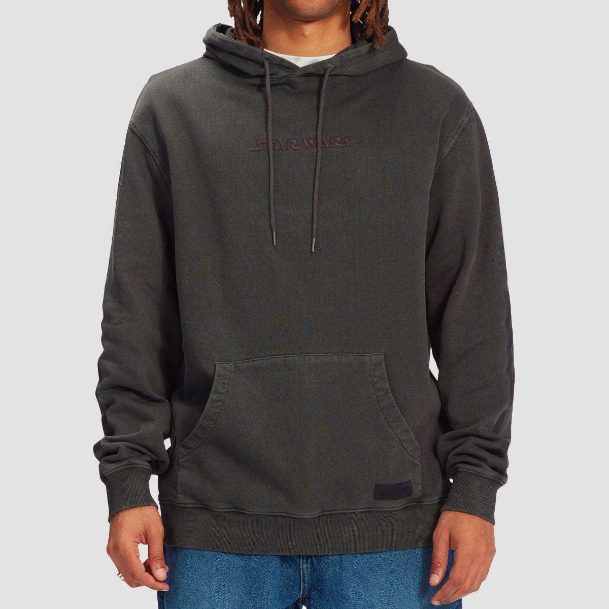 DC X Star Wars Dark Side Pullover Hoodie Black Vintage Wash