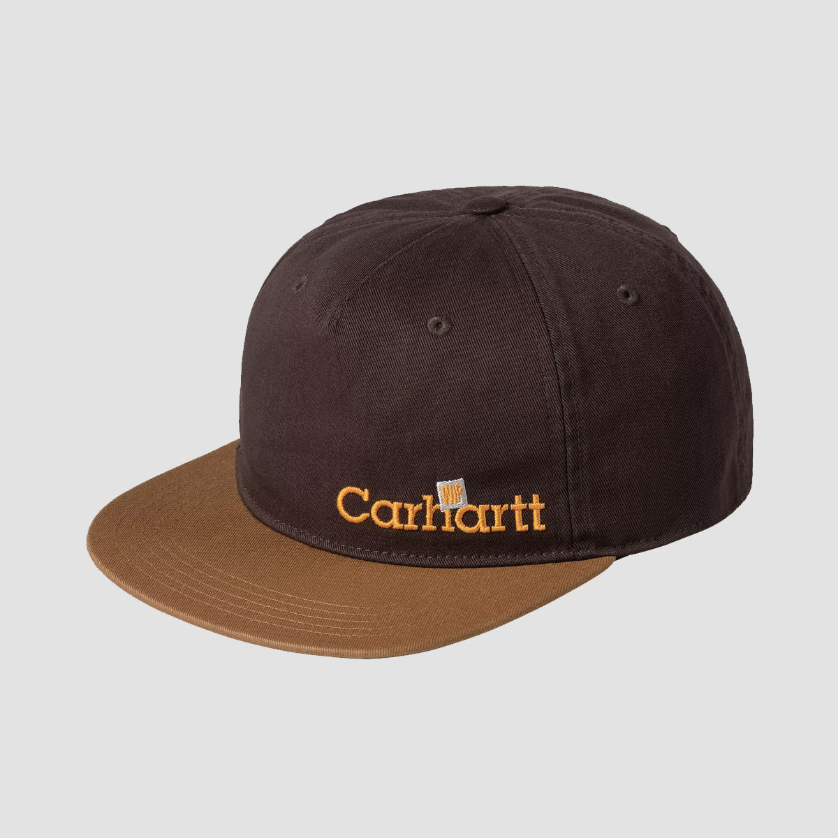 Carhartt WIP Label Script Coach Cap Brown