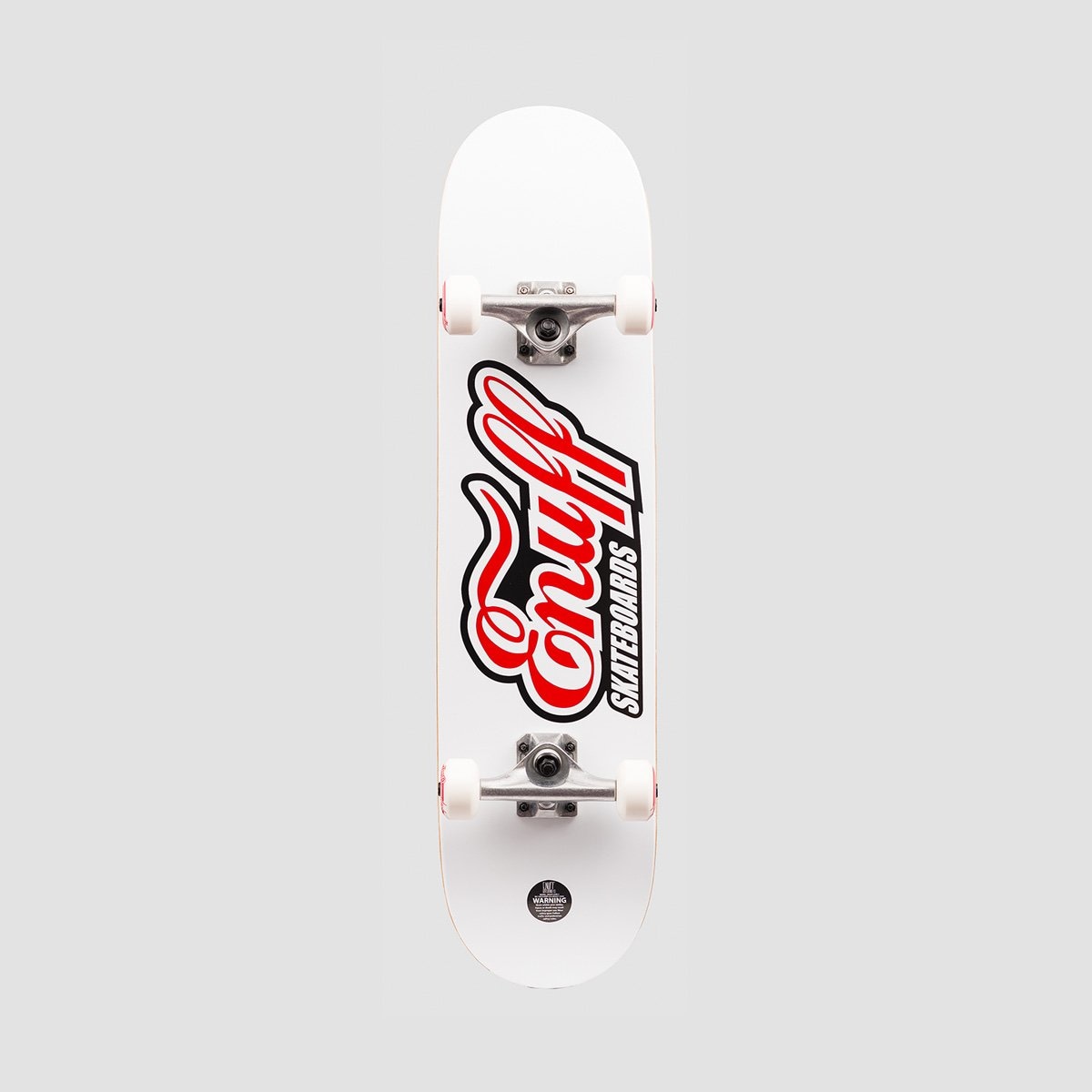 Enuff Classic Logo Pre-Built Complete White - 7.75" - rollersnakes.co.uk